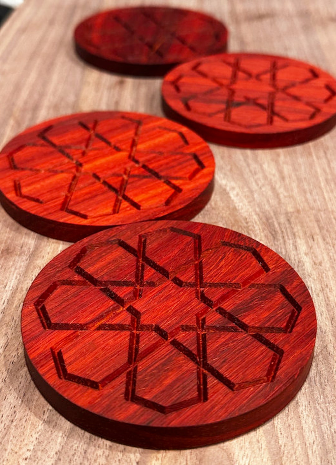 Set of 6 Handmade Coasters Islamic Art Ramadan Eid Gift Arabesque - Etsy