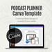 Editable Podcast Printable Planner Digital Pack Bundle | Podcast ...
