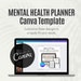 Mental Health Planner Printable | Digital Self Care Journal ...