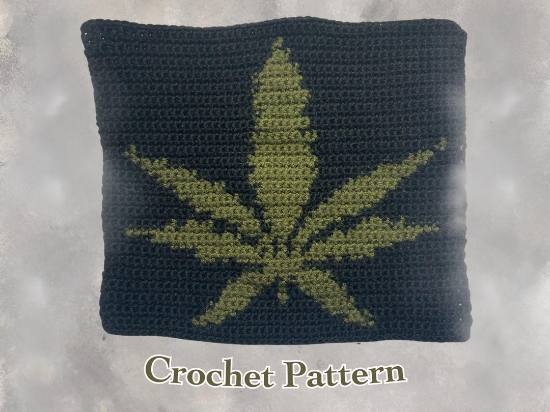 Crochet Pattern | Weed Leaf Tapestry Crochet Beginner Friendly - Etsy