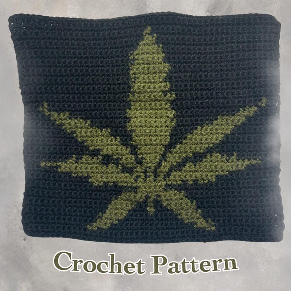 Crochet Weed Leaf - Etsy