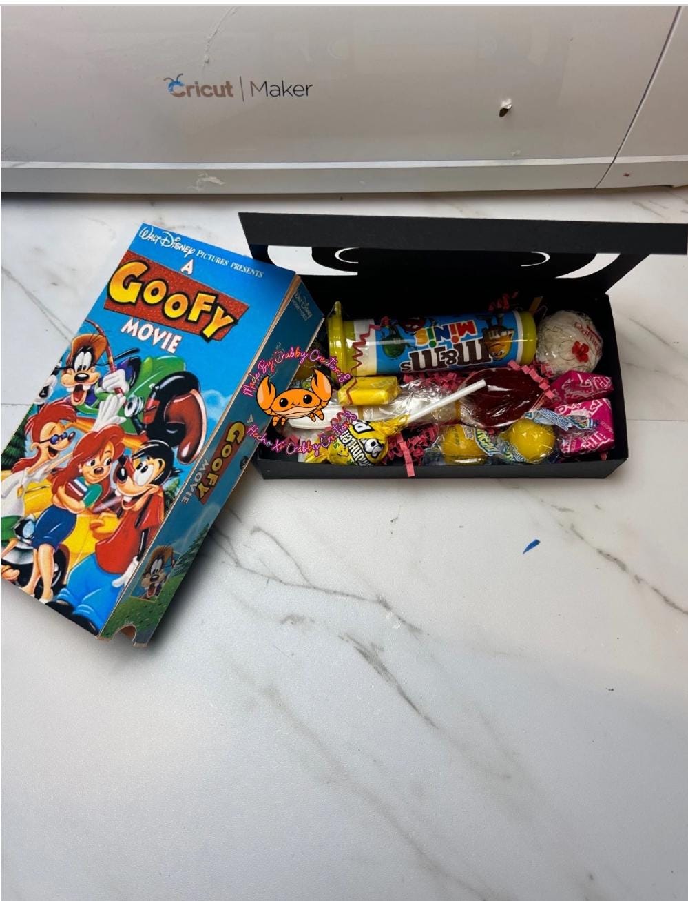 VCR Tape Shape Svg, VHS Svg, VCR Tape Studio, Vhs 3d Treat Box. Crabby ...