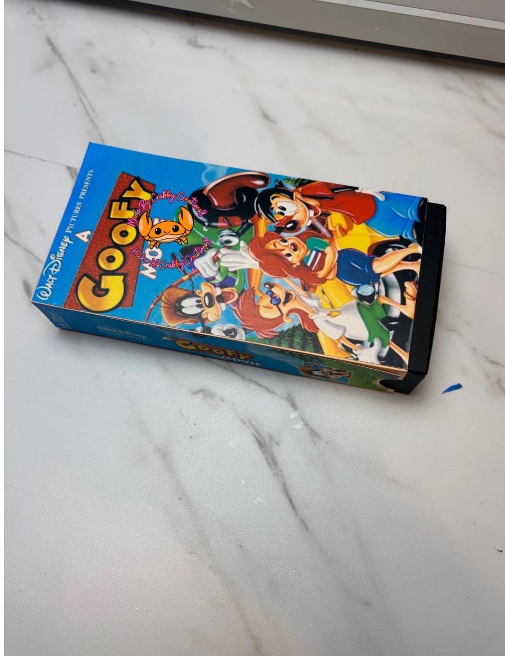 VCR Tape Shape Svg, VHS Svg, VCR Tape Studio, Vhs 3d Treat Box. Crabby ...