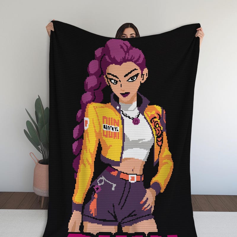 Kpop Demon Hunter Pixel Art - Etsy