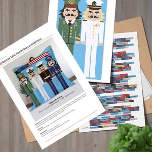 Nutcracker Salute: Honoring America’s Armed Forces C2C Crochet Digital ...