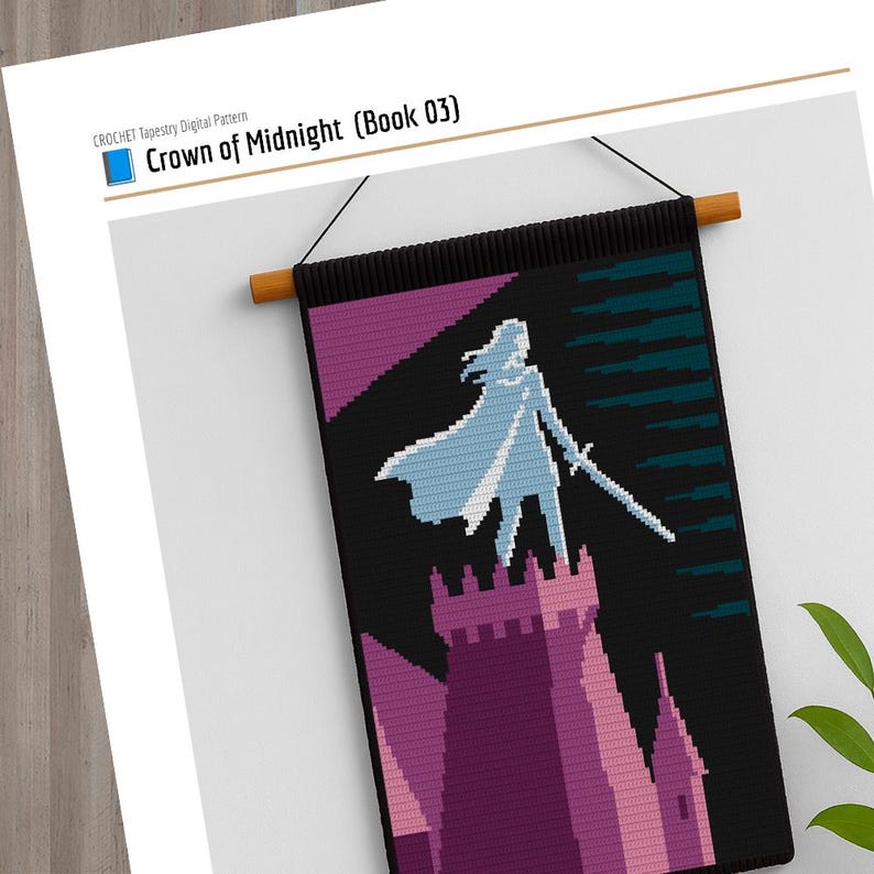Midnight Crown Crochet Tapestry Pattern: SJM Inspired Graphgan (PDF ...