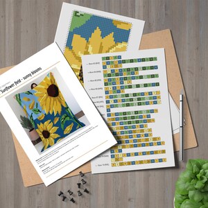 Sunflower Blanket C2C Crochet Pattern: Sunny Blooms (PDF Pattern) - Etsy