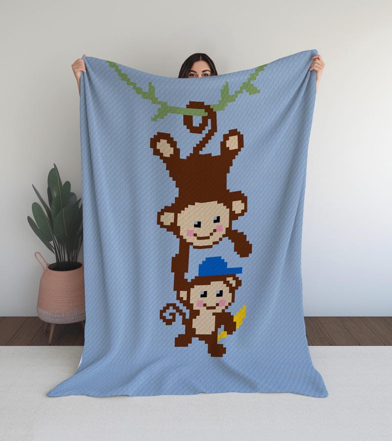 It's a Boy! C2C Blanket Crochet Digital Pattern - Etsy