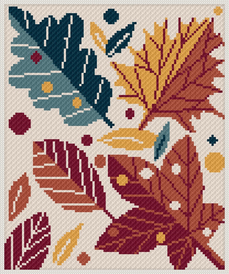 Love Autumn C2C Blanket Crochet Digital Pattern - Etsy