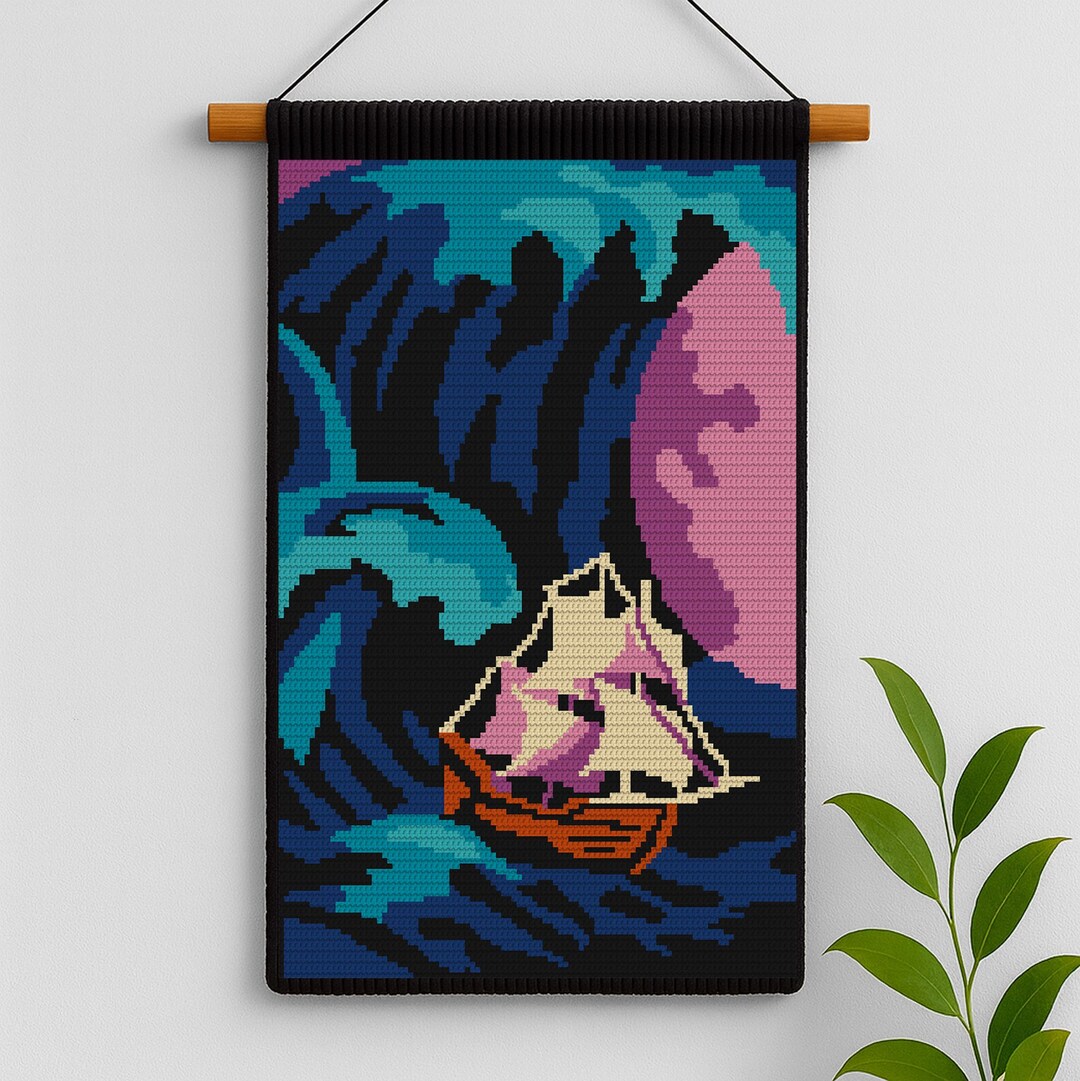 Storm Empire Crochet Tapestry Pattern: SJM Inspired Fantasy Graphgan ...