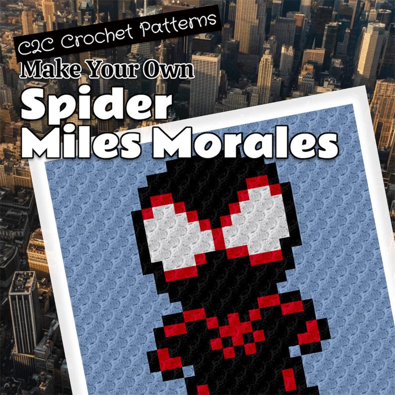Spidey Vs Villains Pixel C2C Crochet Pattern - 3-in-1 (digital Download ...