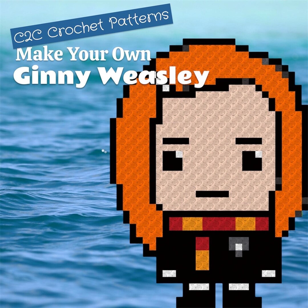 Harry Potter Series Ginny Weasley C2C Crochet Pattern Capture the ...