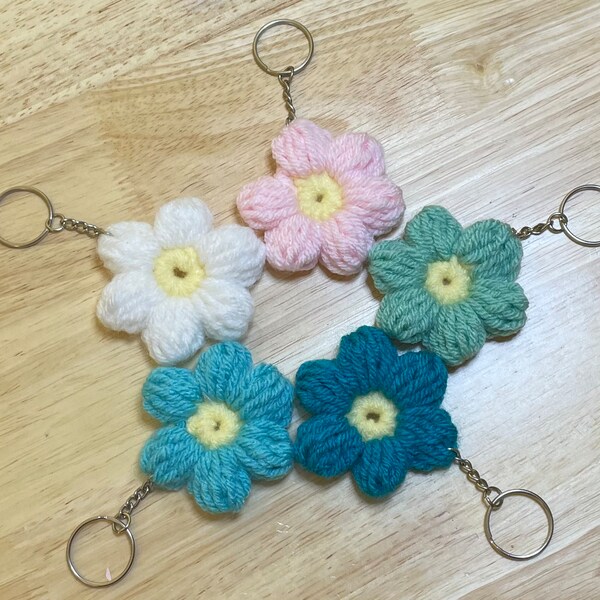 Crochet Puff Flower - Etsy