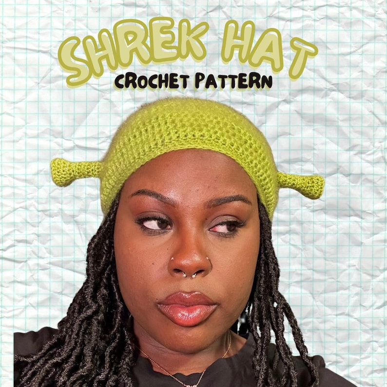 Shrek Hat Crochet Pattern - Etsy