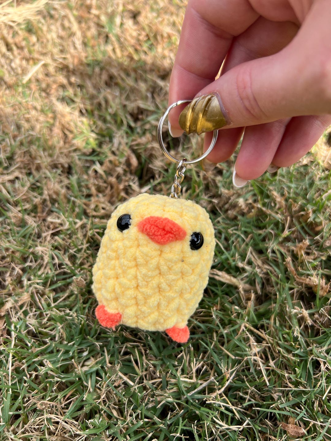 Amigurumi, Crochet Baby Chick Keychain, Crochet Baby Chick - Etsy