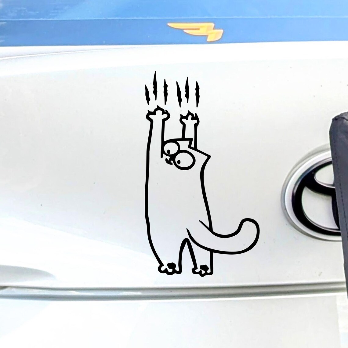 Falling Cat Decal Funny Cat Lover Car Window Graphic Cute Pet Owner ...