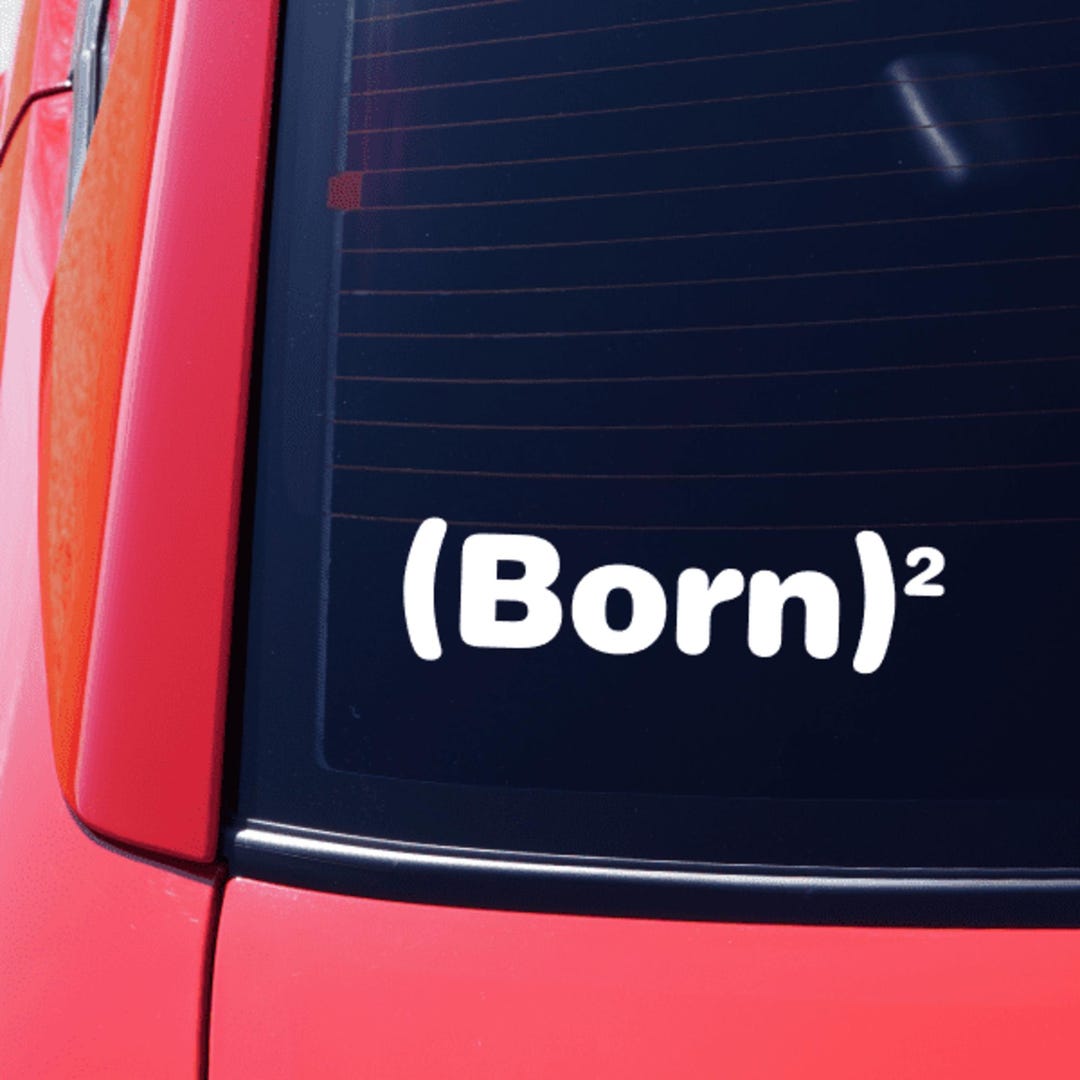 Born Again Sticker Jesus Sticker Christian Faith Gift Religious Church ...