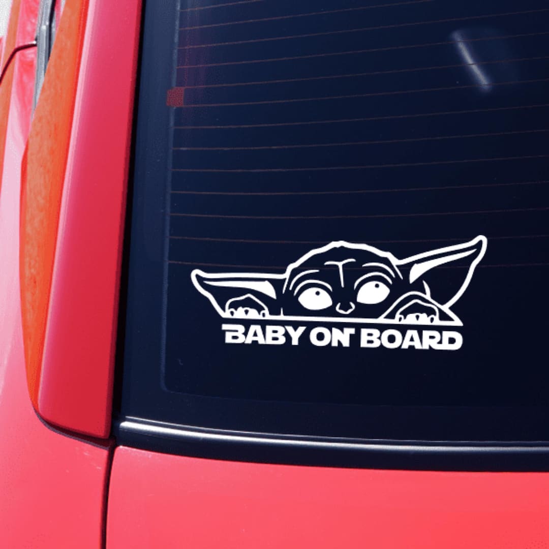 Baby on Board Sticker Funny Baby on Board Decal New Parents Baby Gift ...