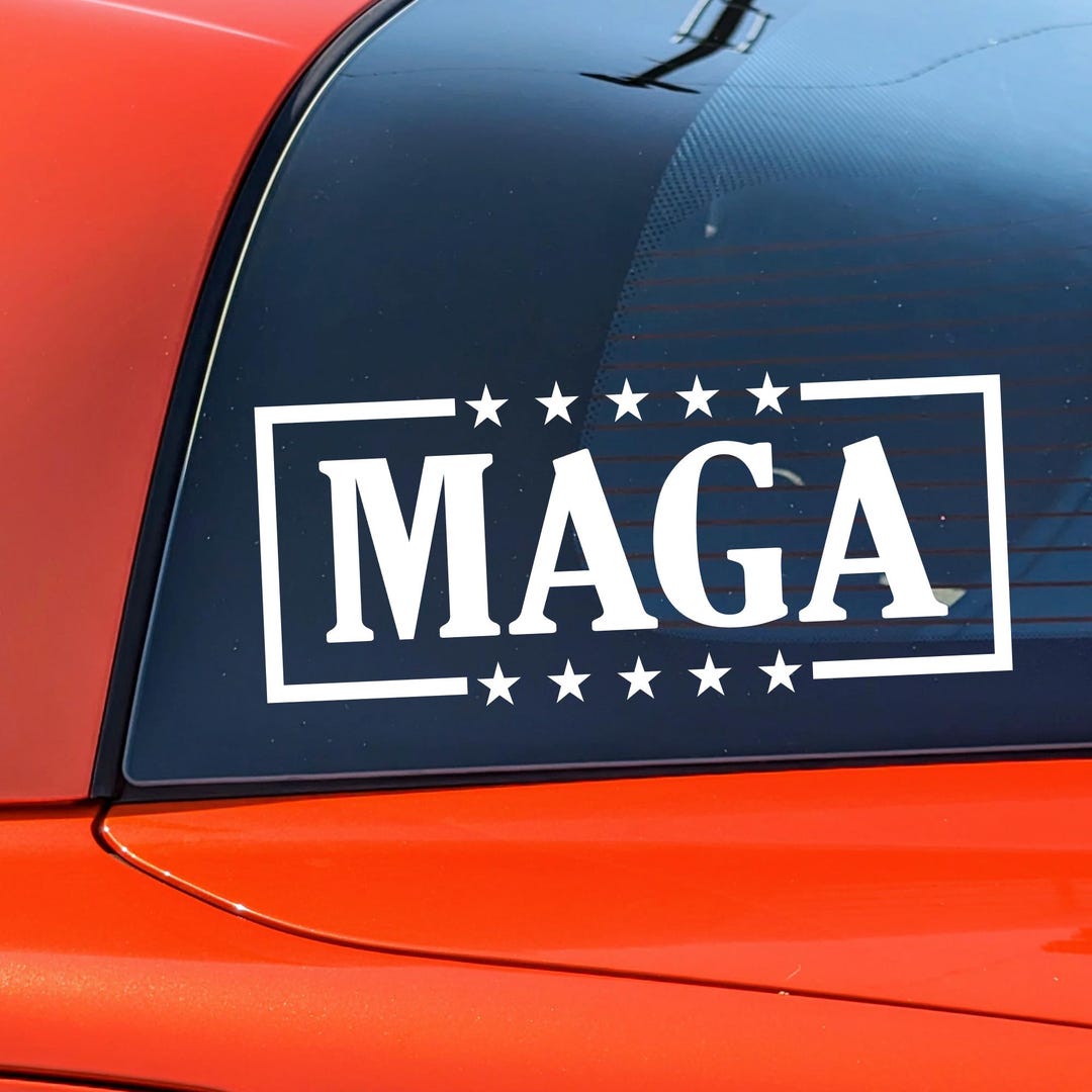 Make America Great Again Sticker MAGA Decal Pro Trump Supporter 47th ...