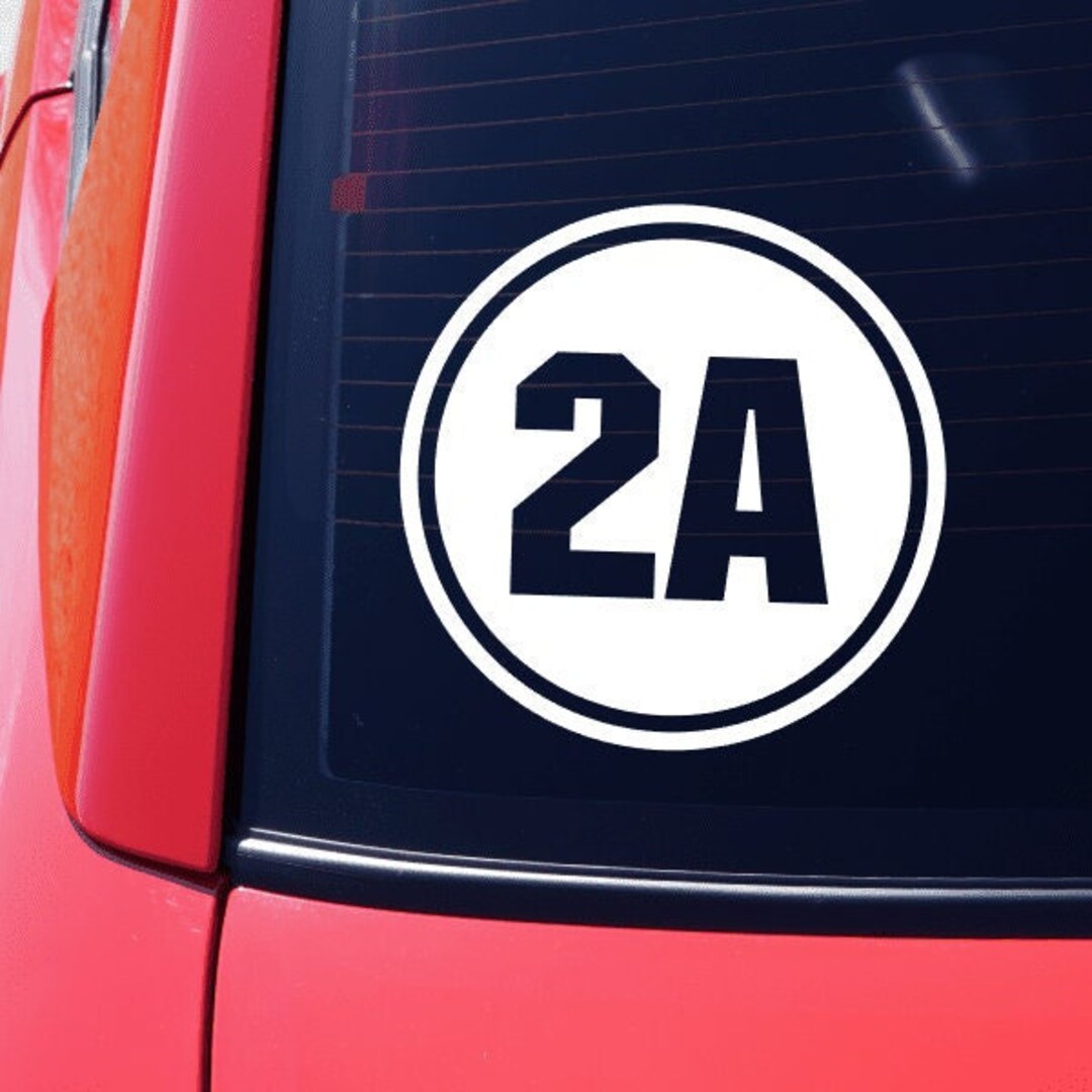 2nd Amendment Decal, Armed Decal, 2a Decal, Pro Gun Decal, Firearm ...