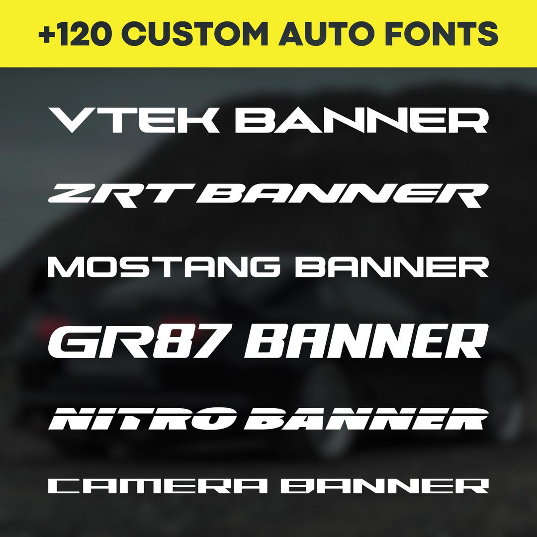 Custom Car Windshield Banner Decal Vinyl Lettering Banner Personalized ...