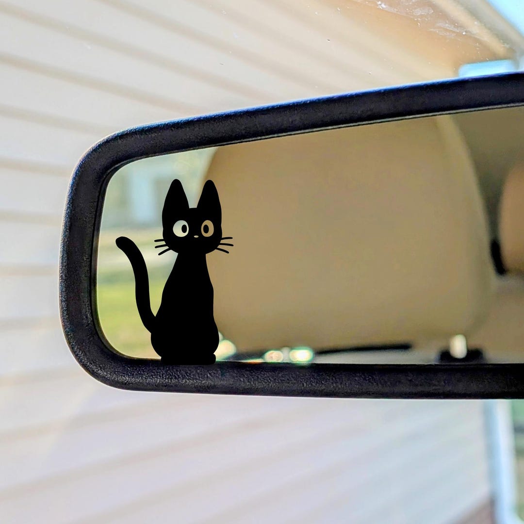 Peaking Cat Sticker - Funny Cat Lover Decal Cute Pet Owner Gift Cat Mom ...