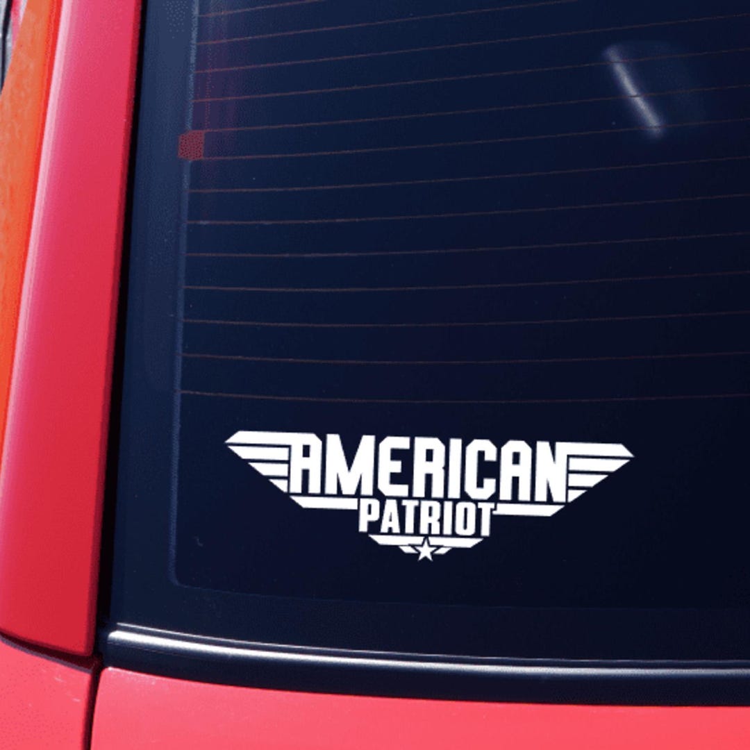 American Patriot Sticker Love USA Pride Decal Liberty Decal American ...