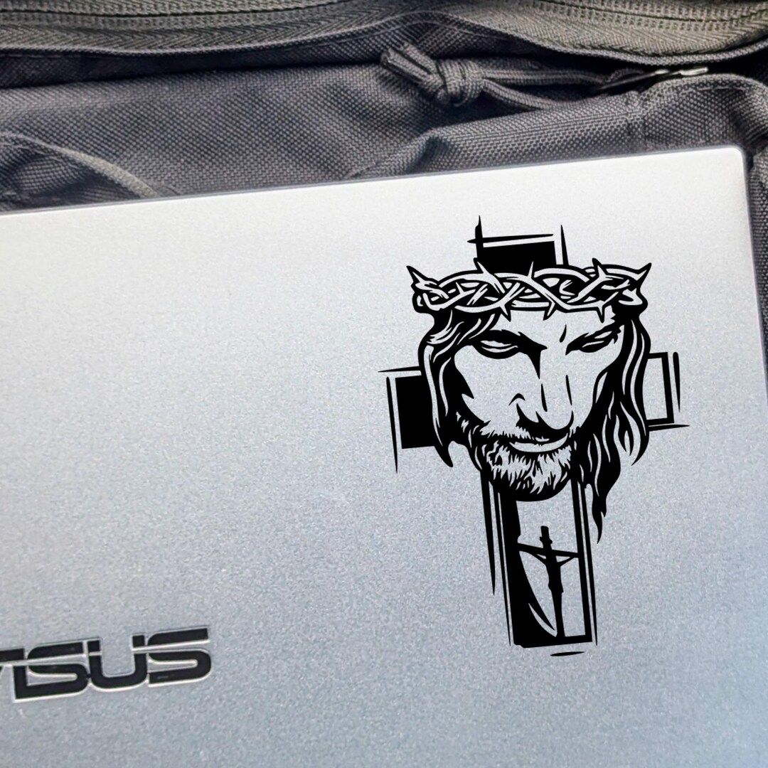 Christian Cross Sticker Crucifix Sticker Christian Cross Decal Holy ...