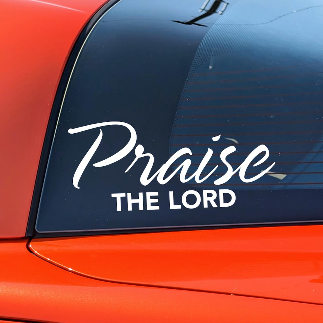 Praise the Lord Sticker Jesus Sticker Christian Faith Gift Religious ...