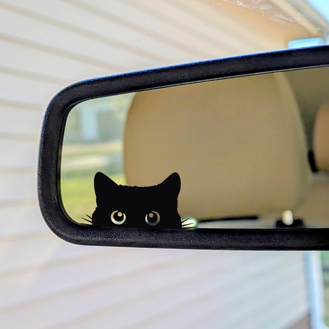 Peeking Cat Sticker Window Peeker Funny Kitten Lover Decal Cute Pet ...