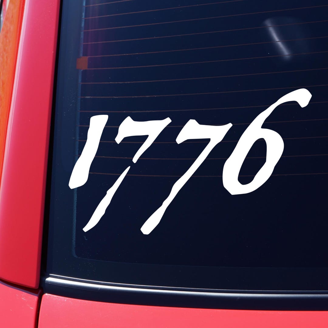 1776 Sticker Betsy Ross Flag Love USA Pride Decal Liberty Decal ...