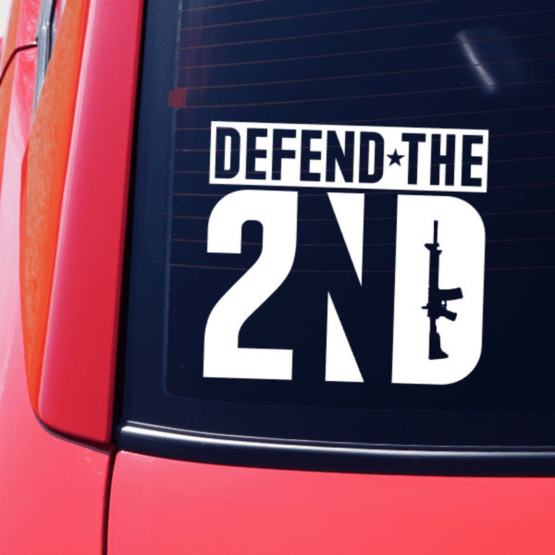 Defend the Second Decal, Armed Decal, 2a Decal, Pro Gun Decal, Firearm ...