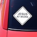 Jesus at Work Decal Jesus Sticker Bible Decal Vinyl Transfer Sticker ...