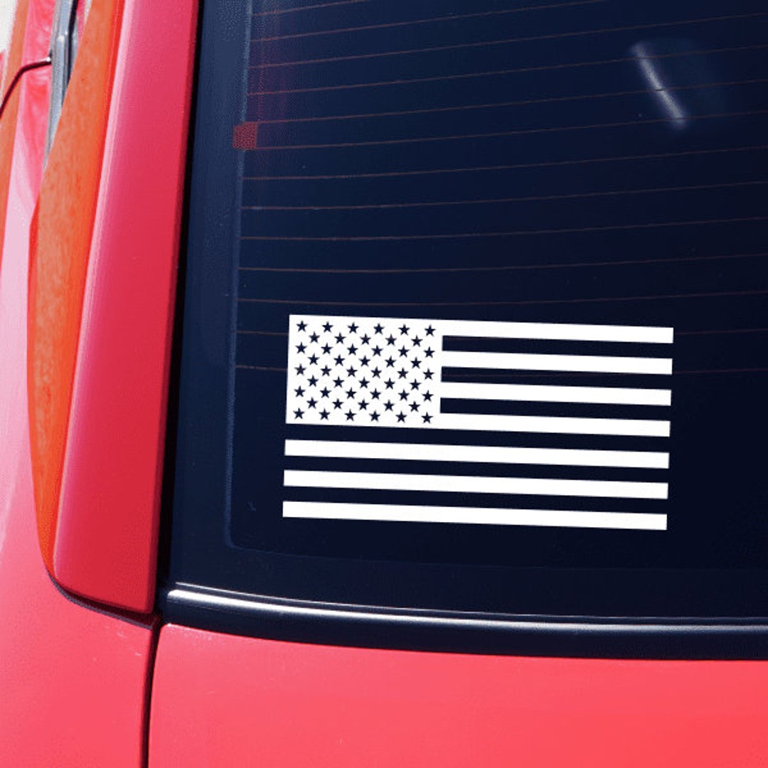 American Flag Decal, American Flag Sticker, USA Decal, USA Sticker ...