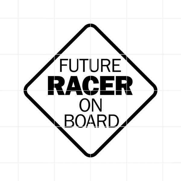 Future Racer on Board Decal Baby on Board Decal Baby on Board Sticker ...