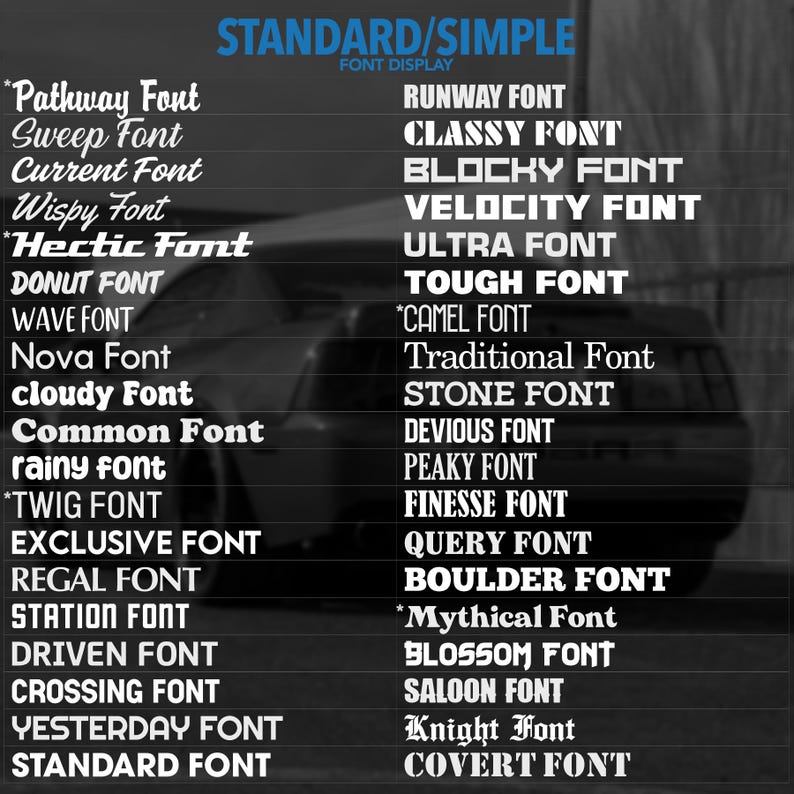 Custom JDM Instagram Name Sticker Pair Import Text Decal Instagram ...