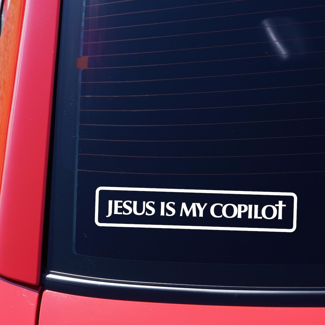 Jesus is My Copilot Sticker Jesus is My Copilot Decal Jesus Car Sticker ...