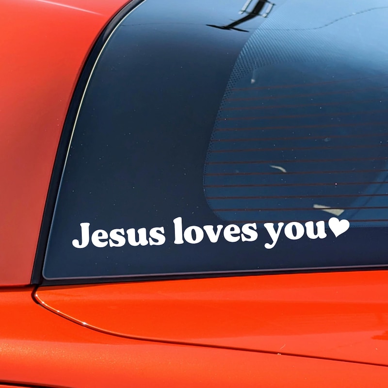 Jesus Decal - Etsy