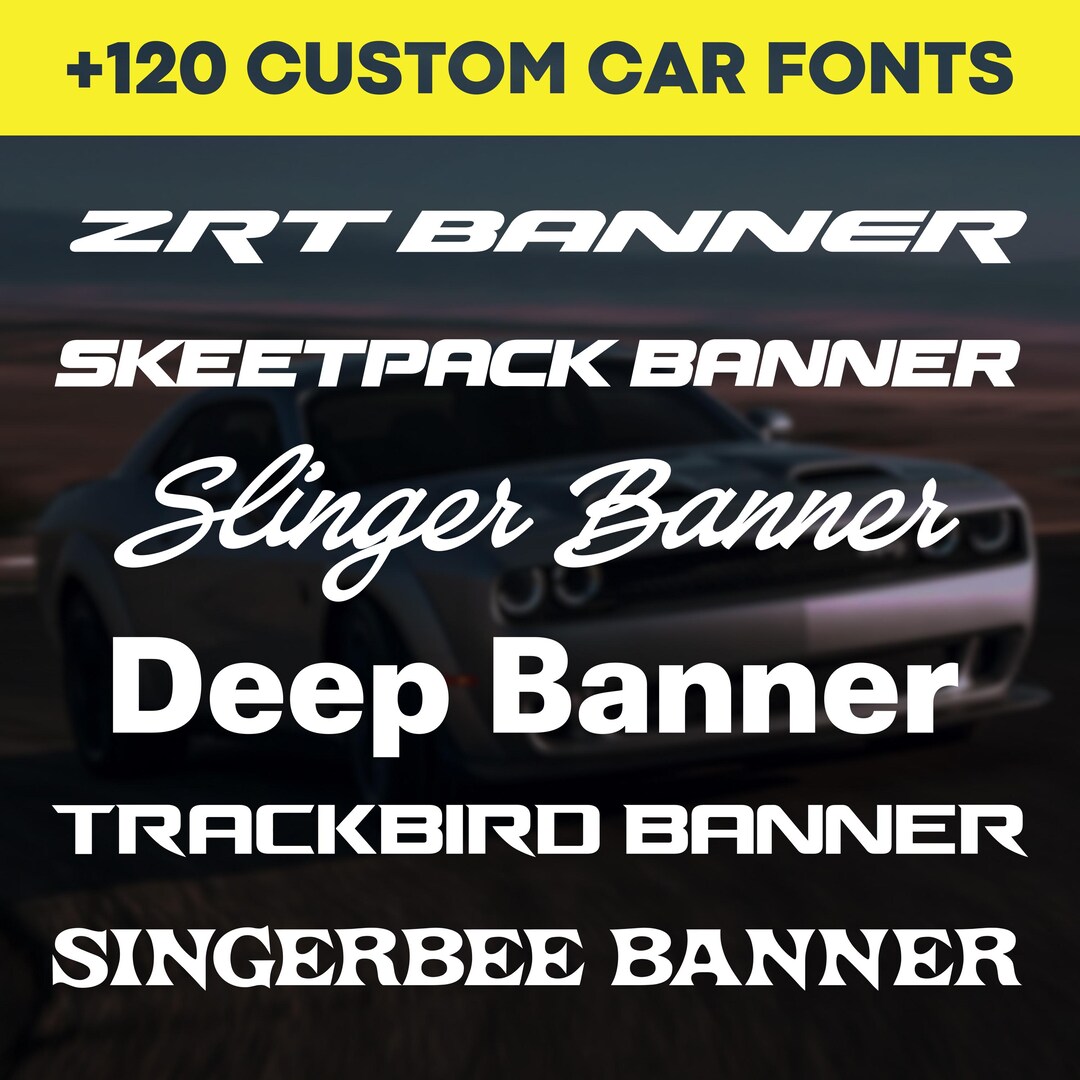 Custom Dodge Windshield Banner Decal Vinyl Lettering Banner ...