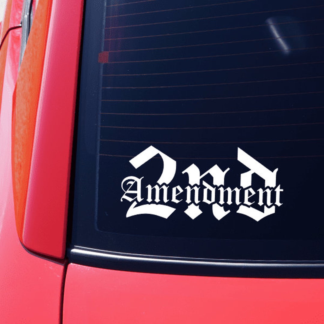 2nd Amendment Decal, Armed Decal, 2a Decal, Pro Gun Decal, Firearm ...