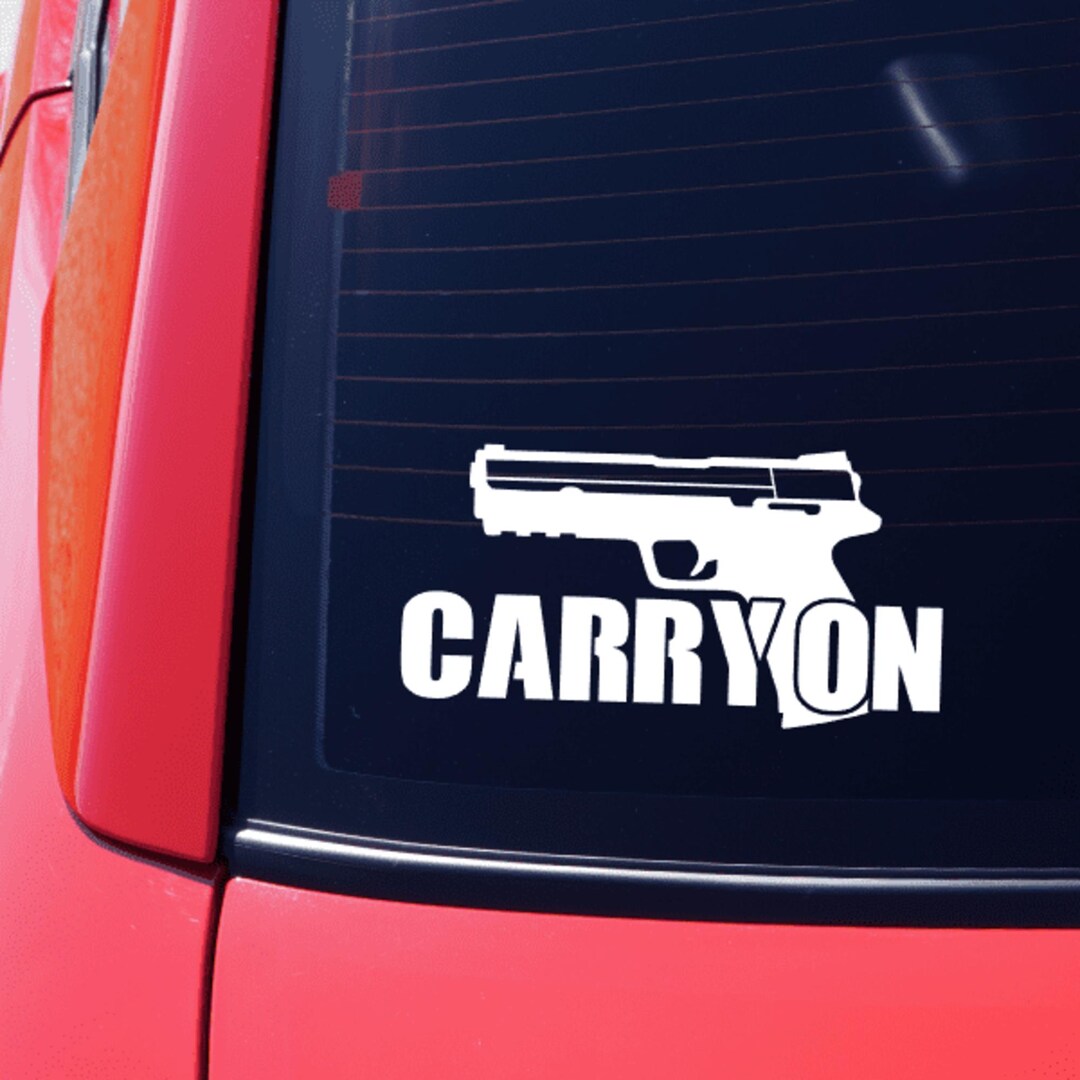 Concealed Carry Decal Pro Gun Sticker Gun Owner Sticker Pro 2a Sticker ...