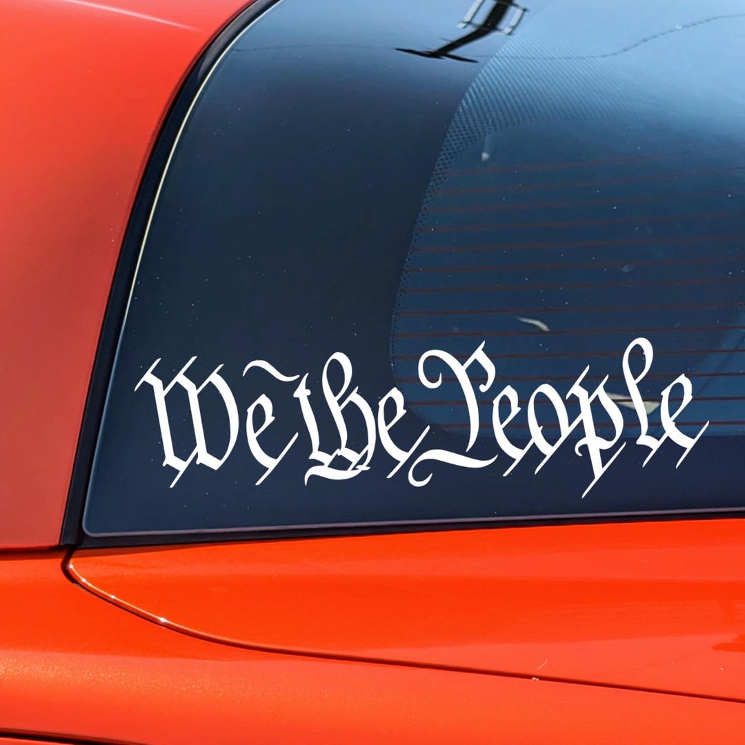 We the People Sticker Constitution Decal Pro American USA Pride Proud ...