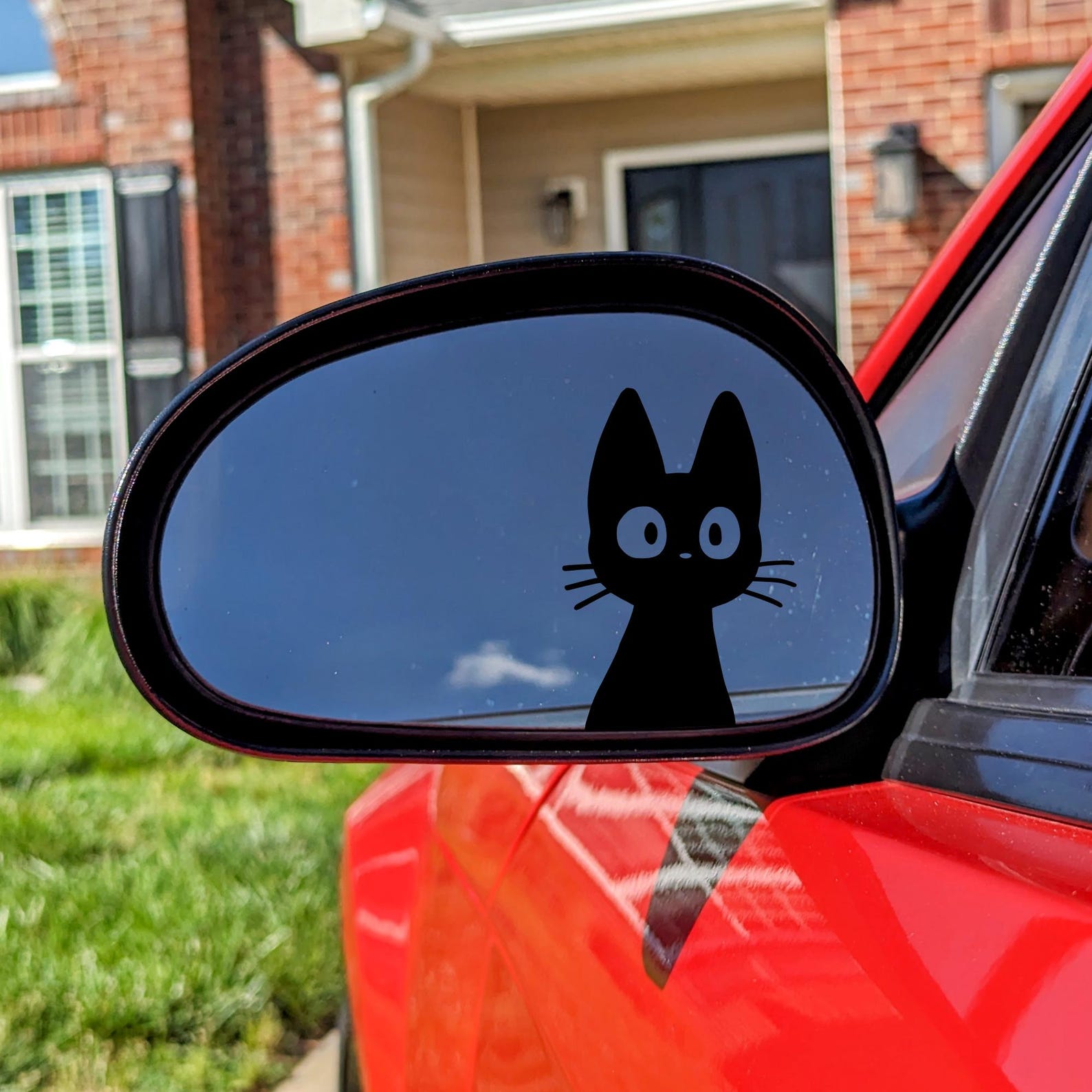 Peaking Cat Sticker - Funny Cat Lover Decal Cute Pet Owner Gift Cat Mom ...