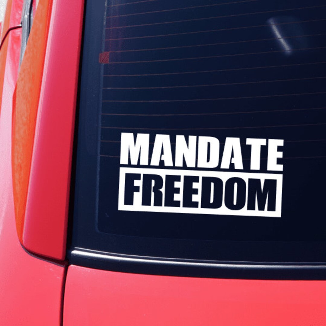 Mandate Freedom Decal, USA Decal, USA Sticker, America Decal, America ...