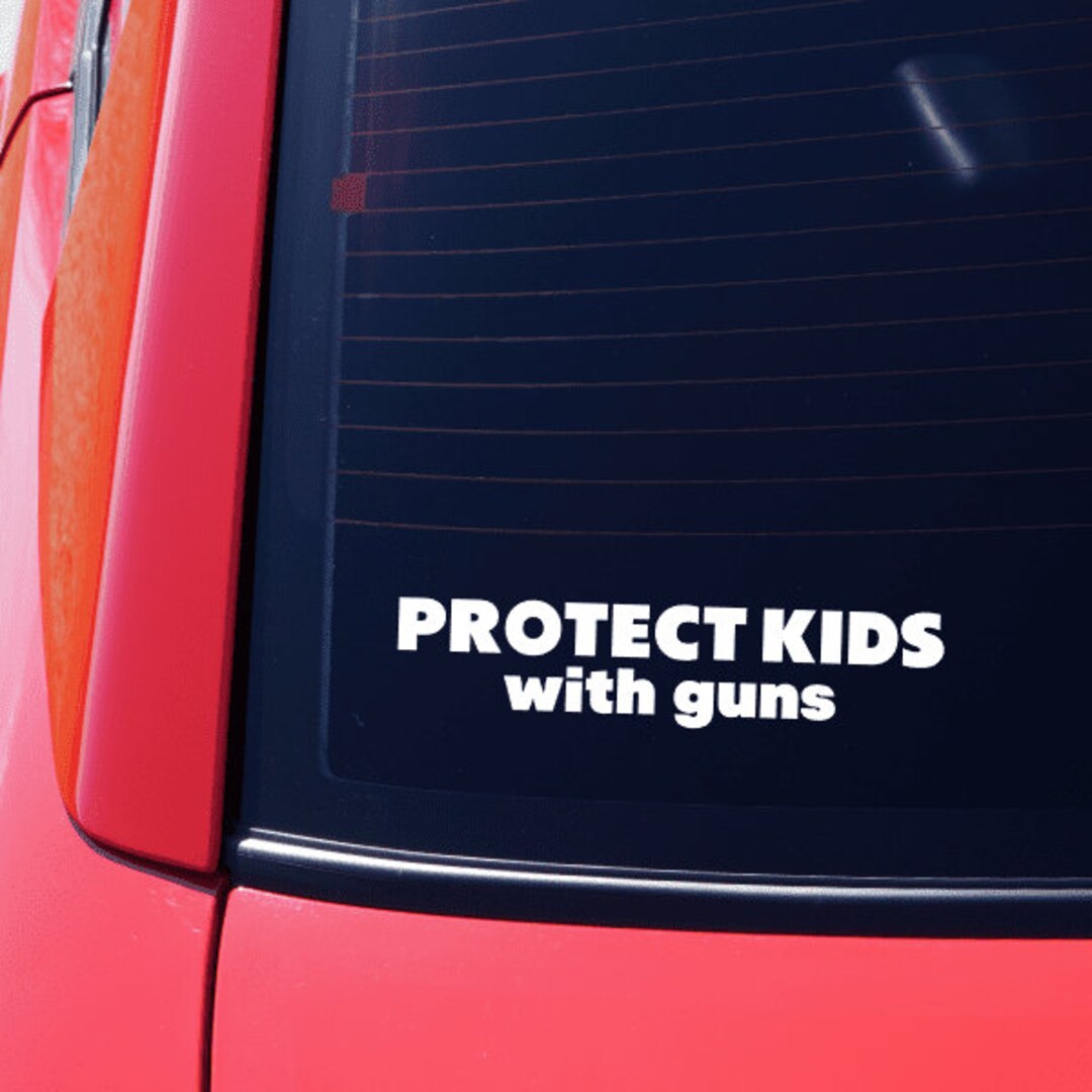 Protect Kids With Guns Decal, Armed Decal, 2a Decal, Pro Gun Decal ...