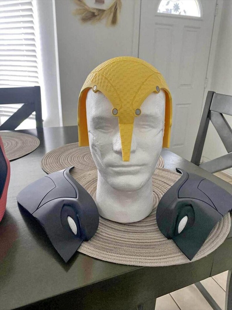 3D Printed Wolverine Mask With Magnetic Jaw, Removable Wings ...