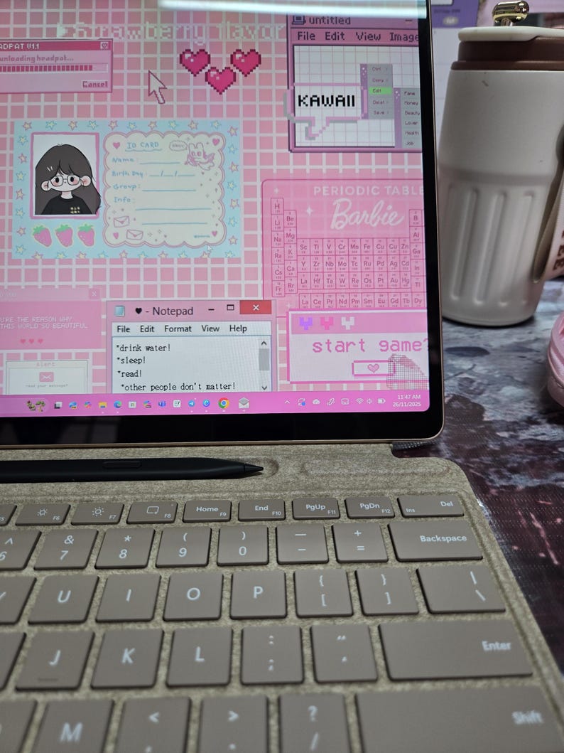 Strawberry Flavour Wallpaper Desktop - Etsy
