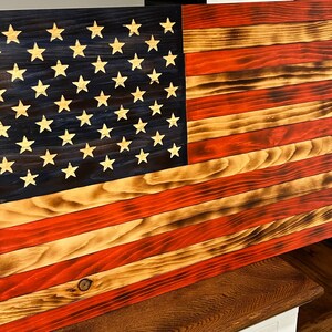 Rustic American Wood Flag, Distressed Flag, Patriotic, American Flag ...