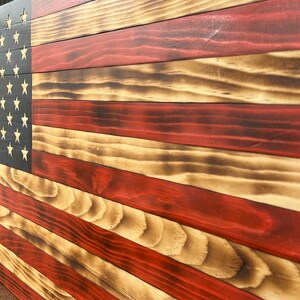 Rustic American Wood Flag, Distressed Flag, Patriotic, American Flag ...