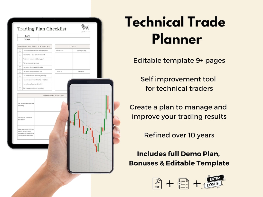 Trade Planner Template | Learn to Trade | Technical Analysis | Trading ...